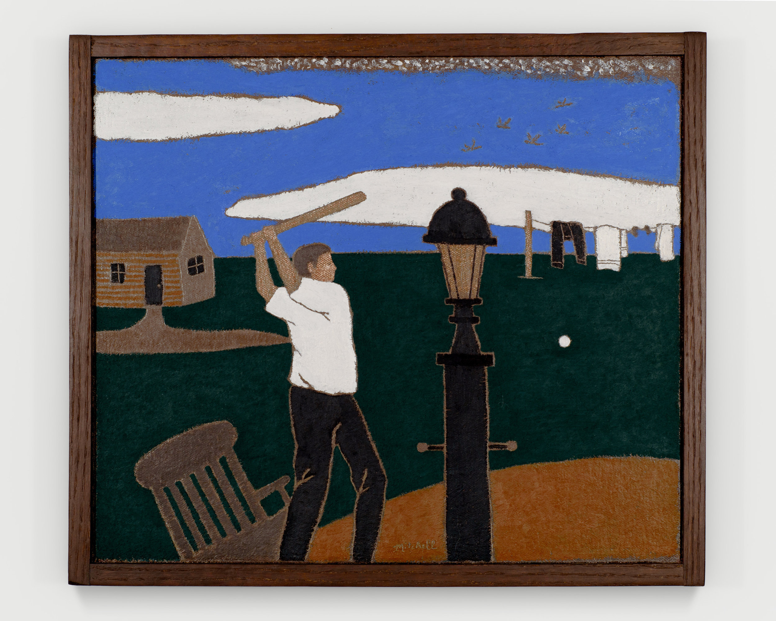 Fleisher/Ollman Gallery » Work » John Joseph Mitchell - A Boy Playing ...